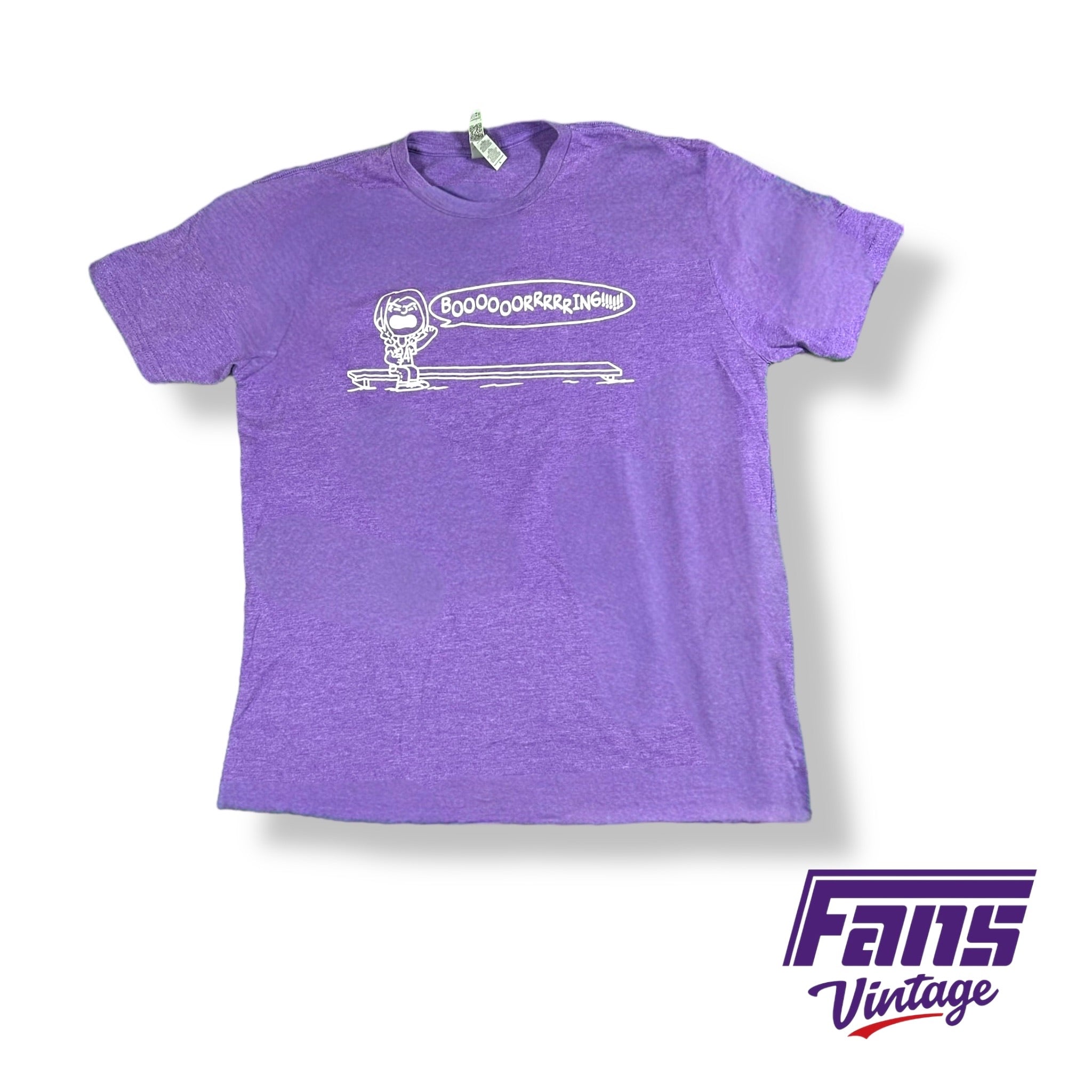 “Boring!” TCU Baseball Team Custom Purple Charlie Brown Style shirt ...